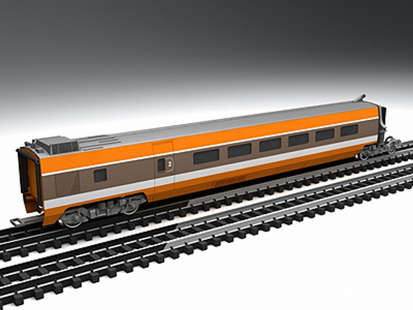 Tgv High-speed Train Cars 3d Model