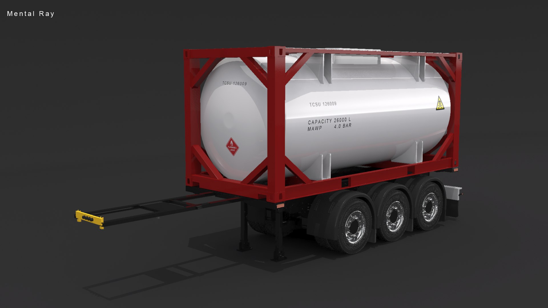 Truck Iso 20 Tanker 3D Model - TurboSquid 1552171