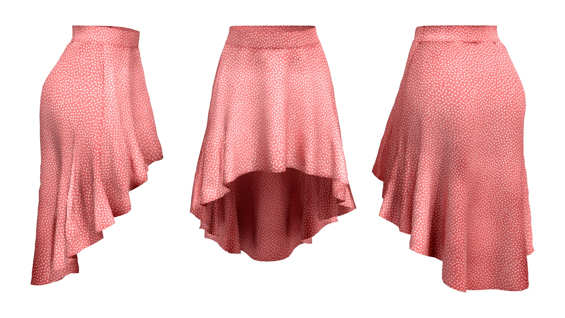 Backdrop Hem Skirt 3D Model - TurboSquid 1845540