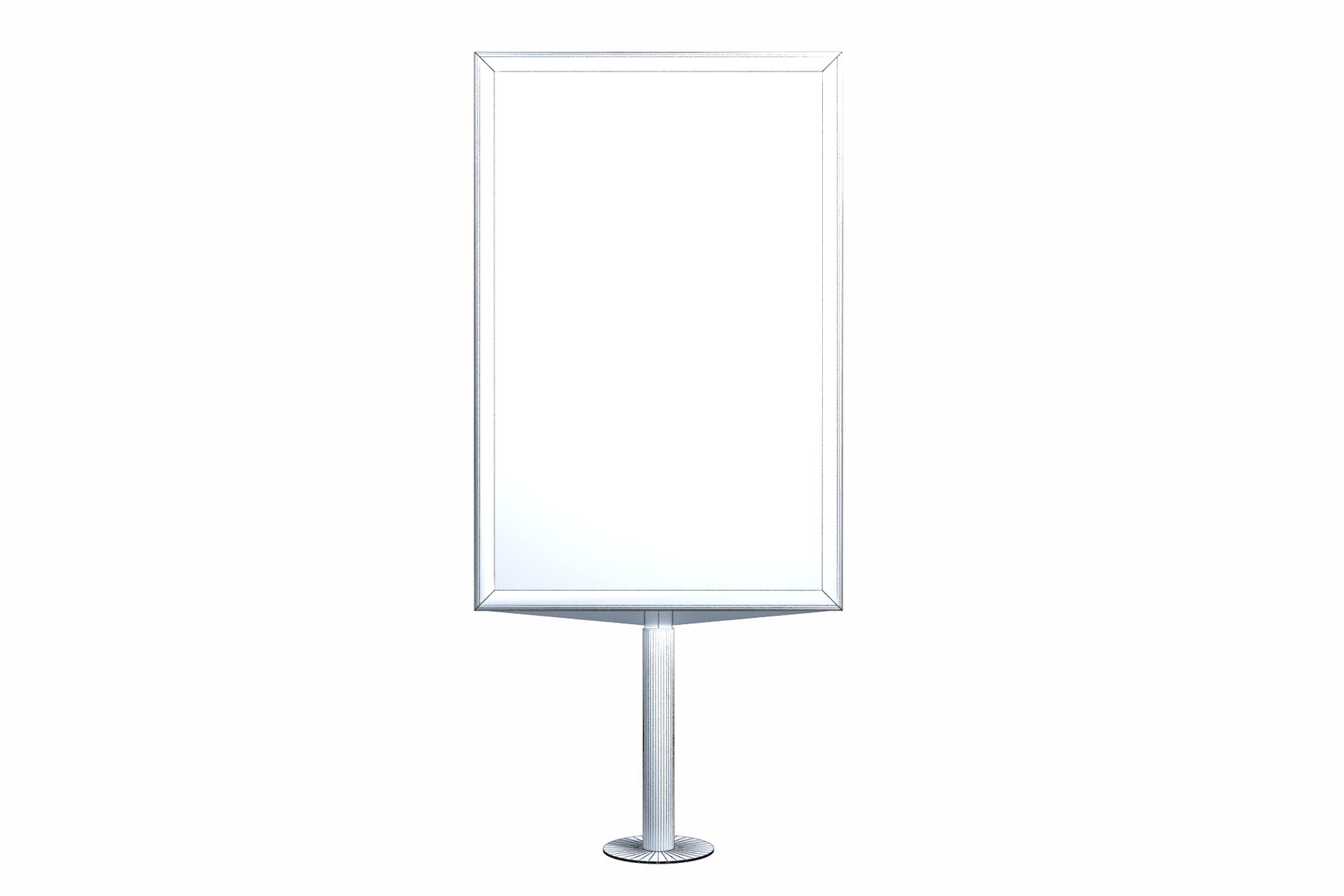 3D Model Street Billboard - TurboSquid 1765769