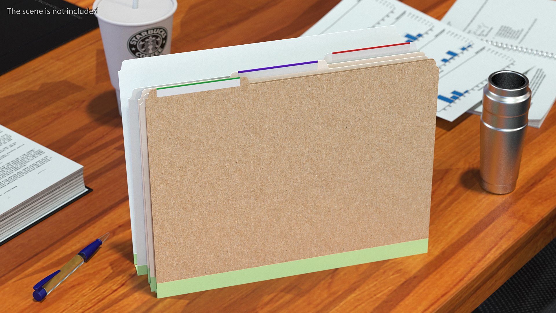 3D Colored Cardboard File Folder - TurboSquid 1797882