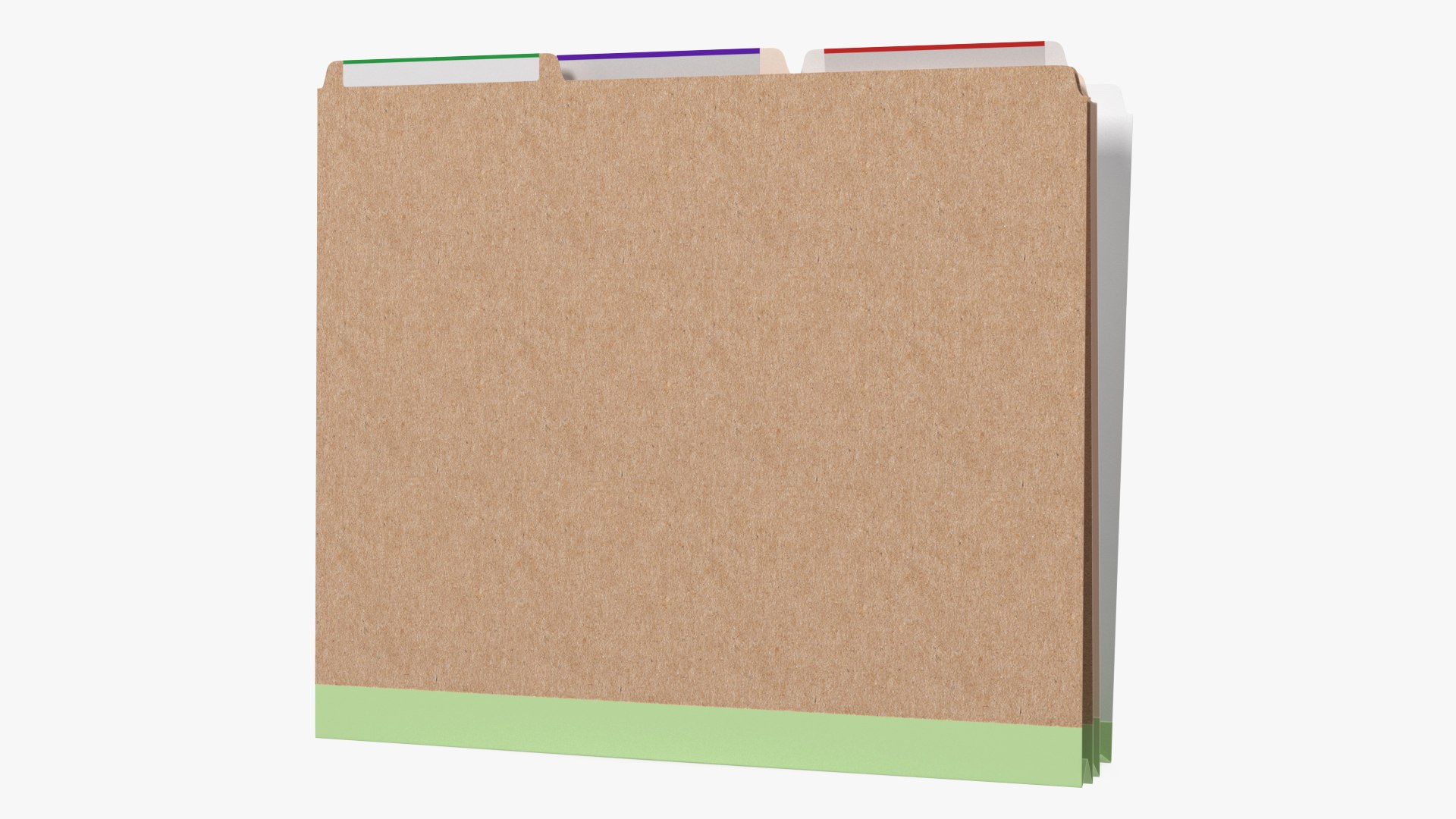 3D Colored Cardboard File Folder - TurboSquid 1797882