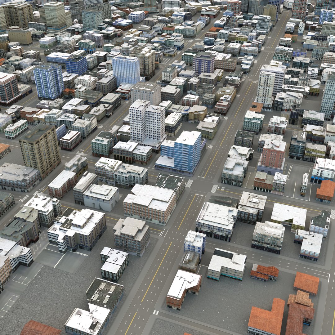 City 102 3D Model - TurboSquid 2212990