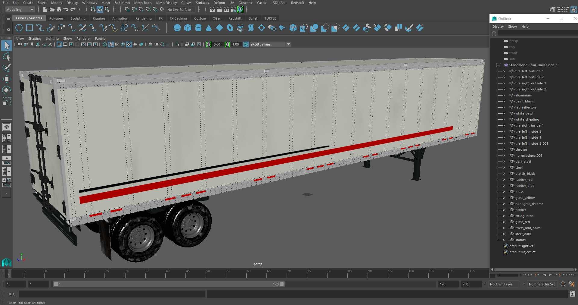 3D Standalone Semi Trailer - TurboSquid 2155039