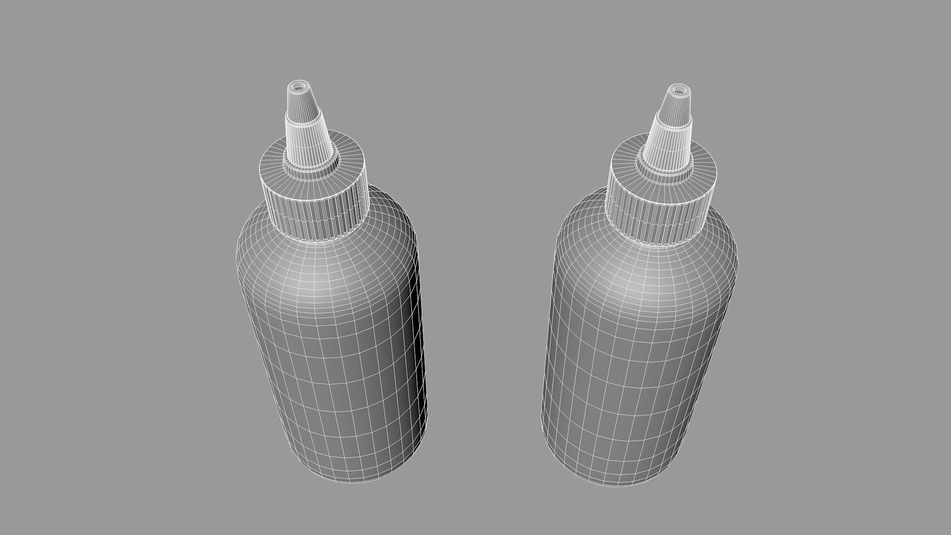 Condiment Bottles Mock-Up 3D Model - TurboSquid 1800699