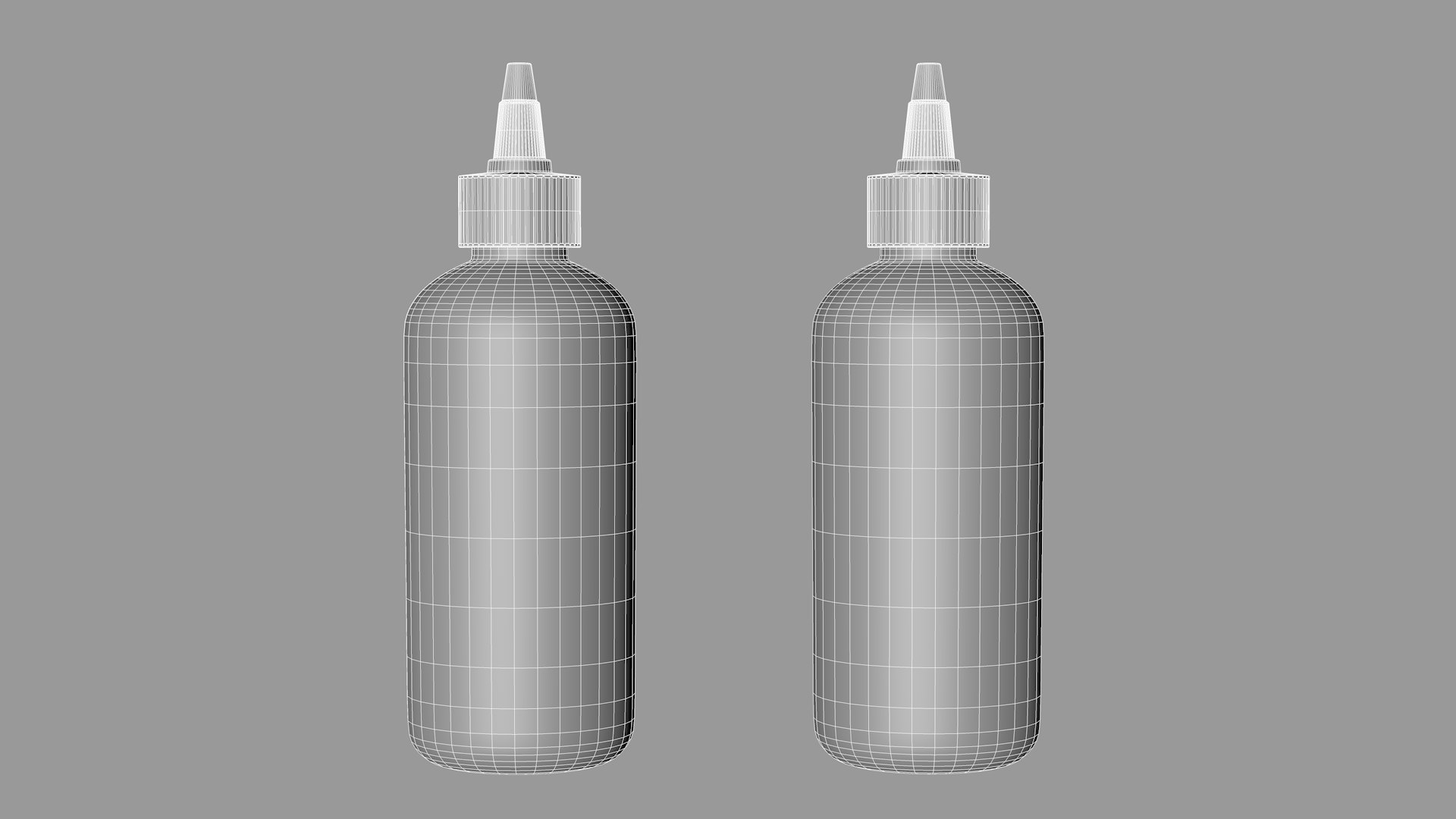 Condiment Bottles Mock-Up 3D Model - TurboSquid 1800699