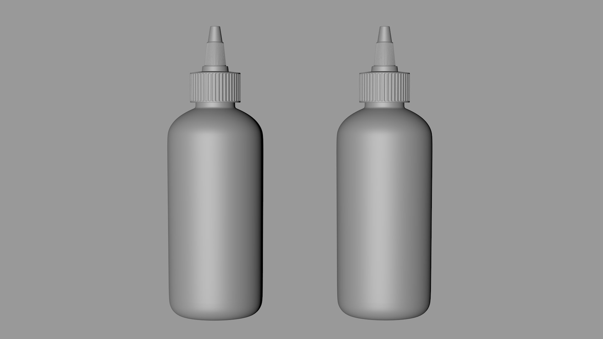 Condiment Bottles Mock-Up 3D Model - TurboSquid 1800699