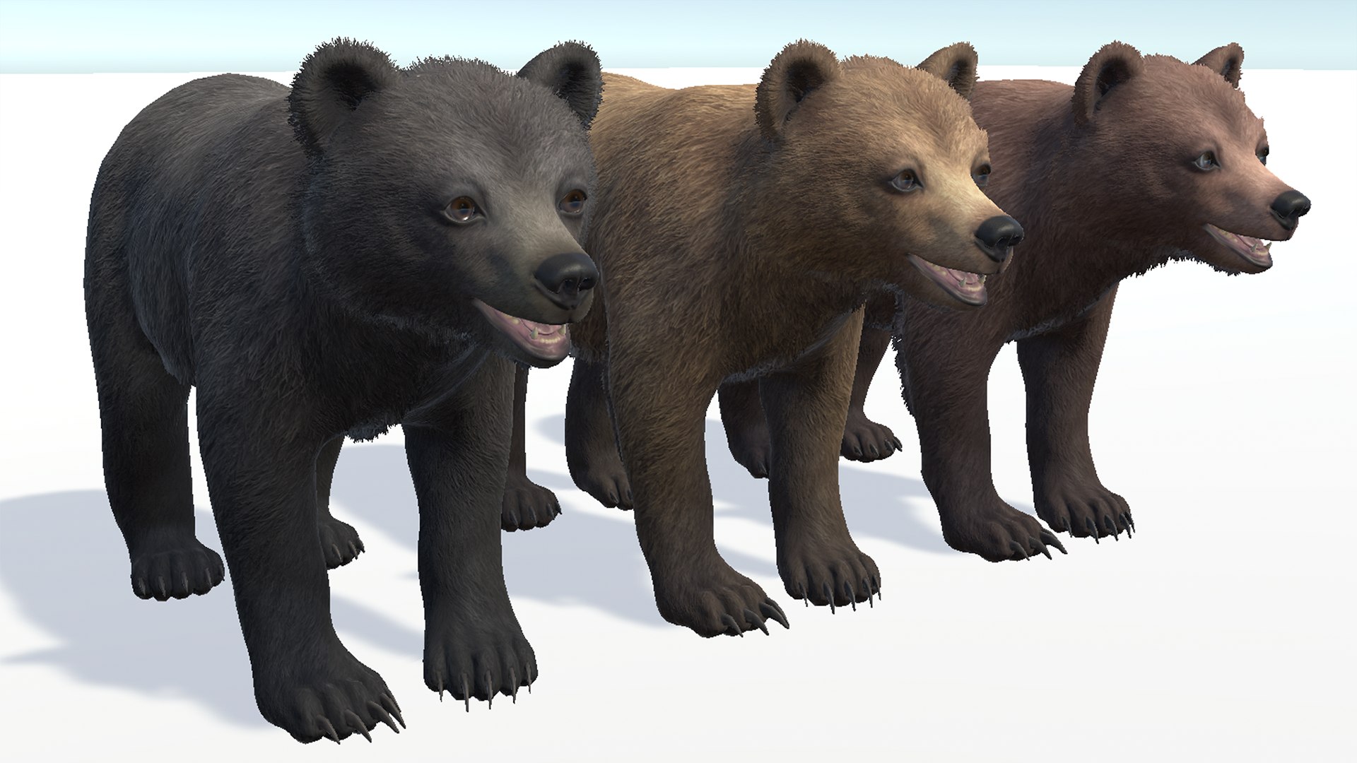3D Bear - Cub model - TurboSquid 2104864