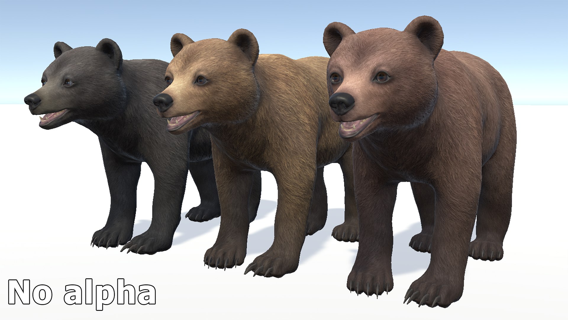 3D Bear - Cub model - TurboSquid 2104864