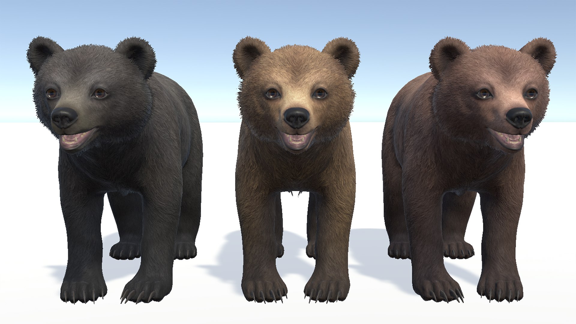3D Bear - Cub model - TurboSquid 2104864
