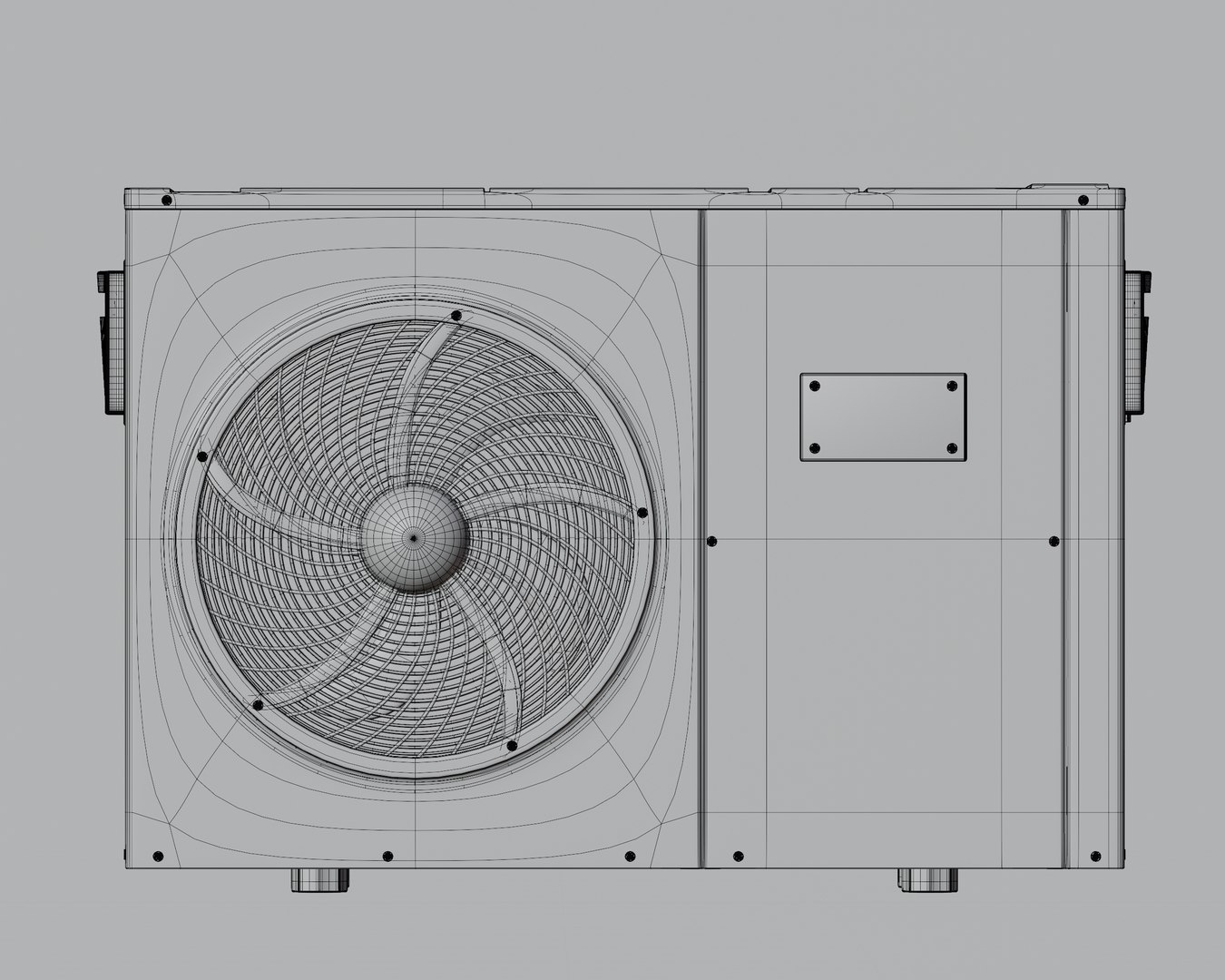 3D Model Heat Pump Low-poly - TurboSquid 2124524