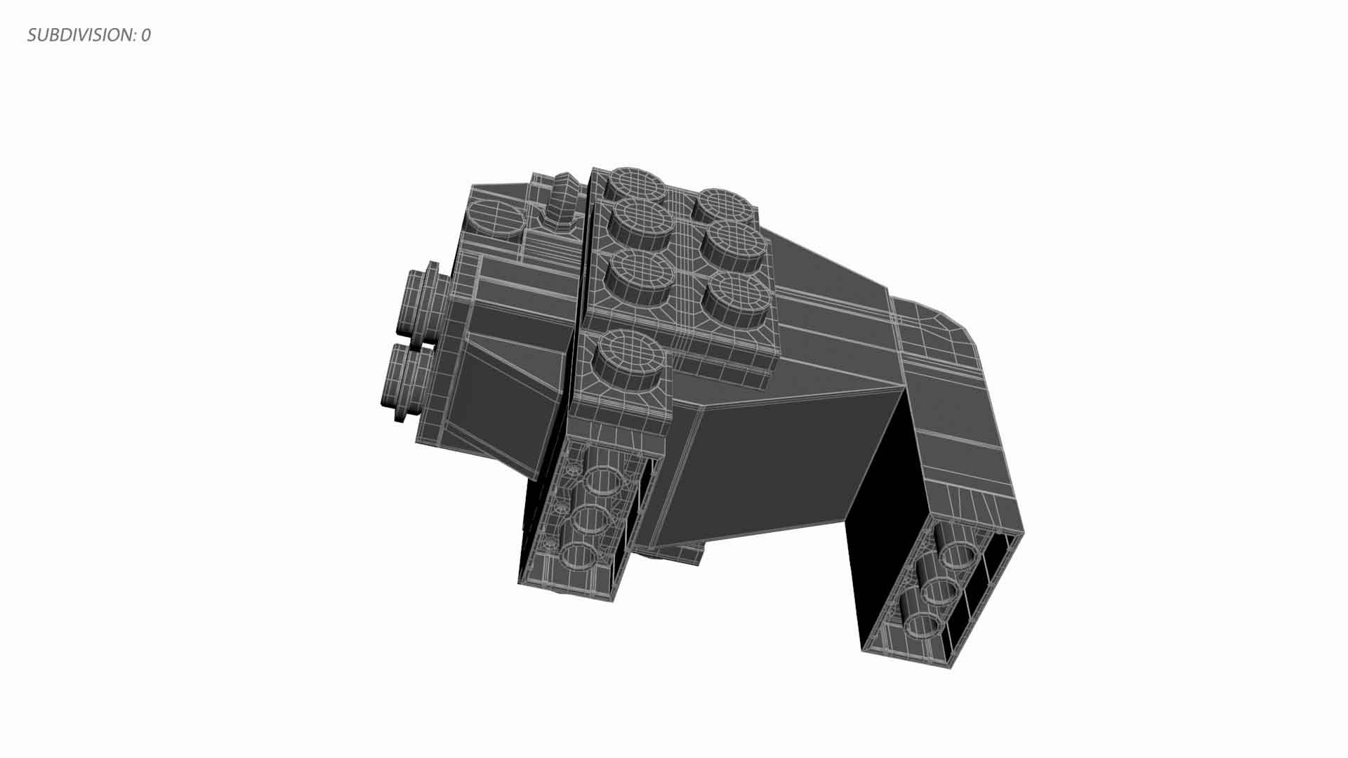 3D model Lego Buffalo Animal - TurboSquid 1784221