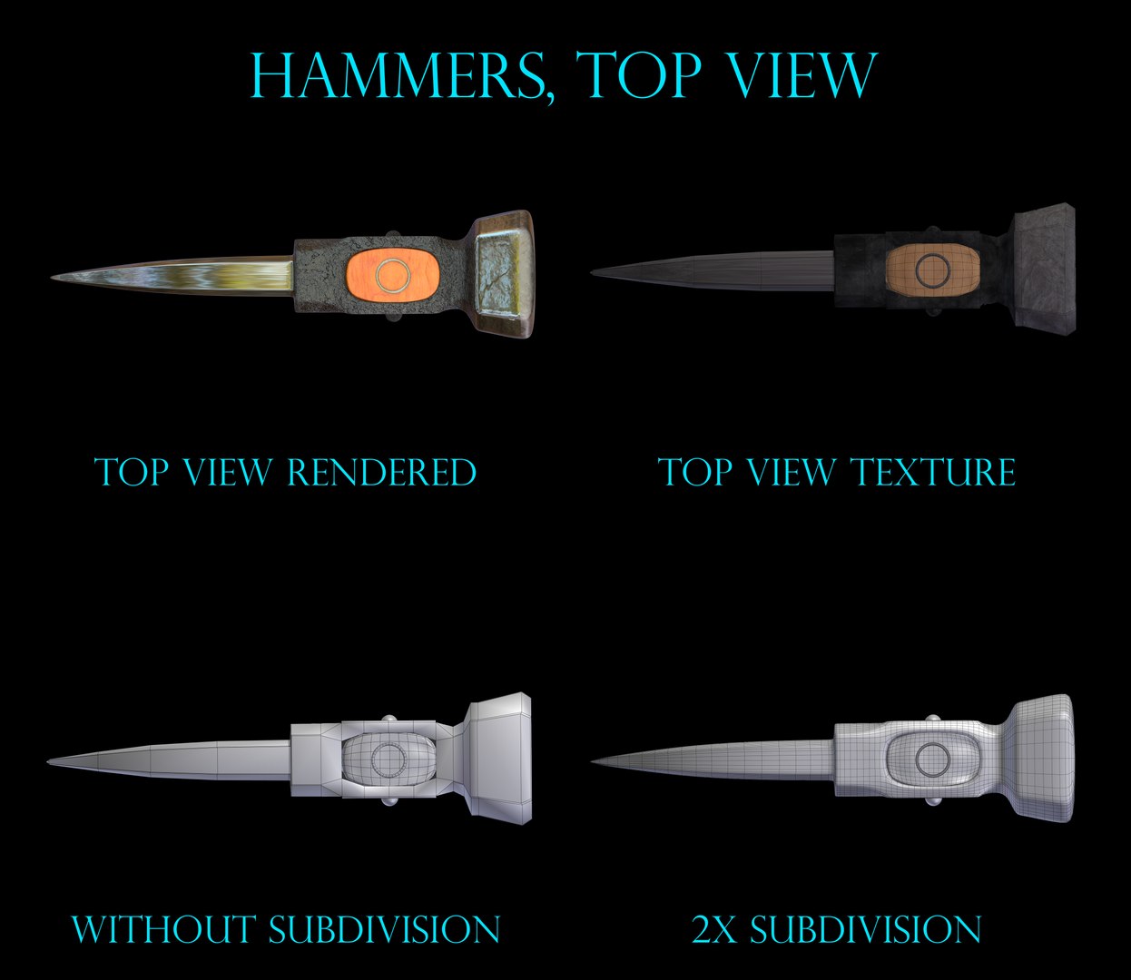 3D Model Medieval Warpick Pick - TurboSquid 1569410