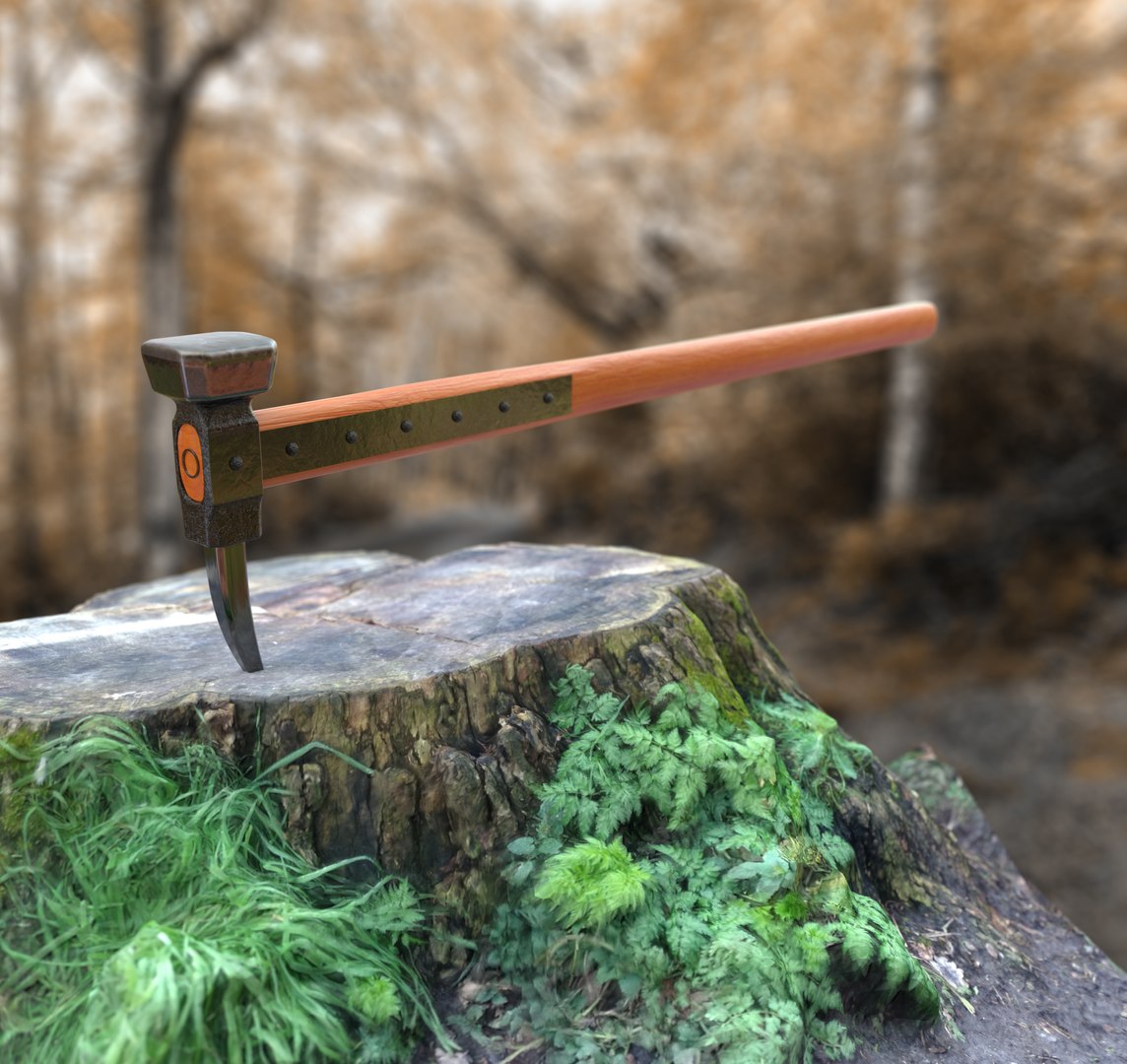 3D Model Medieval Warpick Pick - TurboSquid 1569410