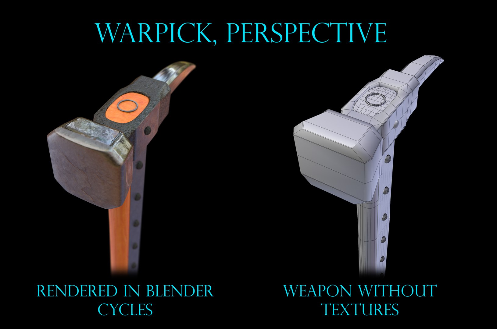 3D Model Medieval Warpick Pick - TurboSquid 1569410