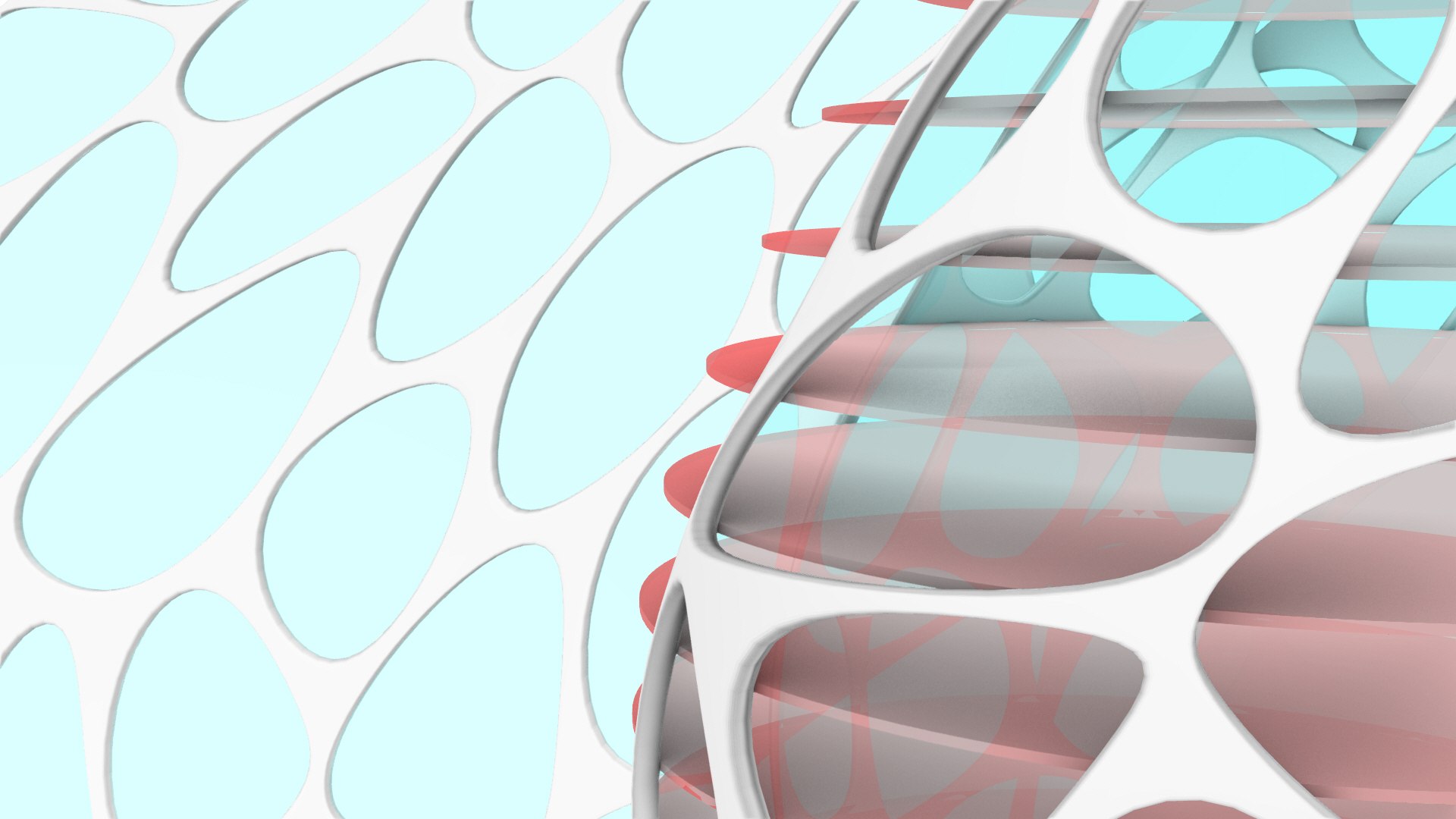 Parametric Building With Curvy Facade Model - TurboSquid 2019750