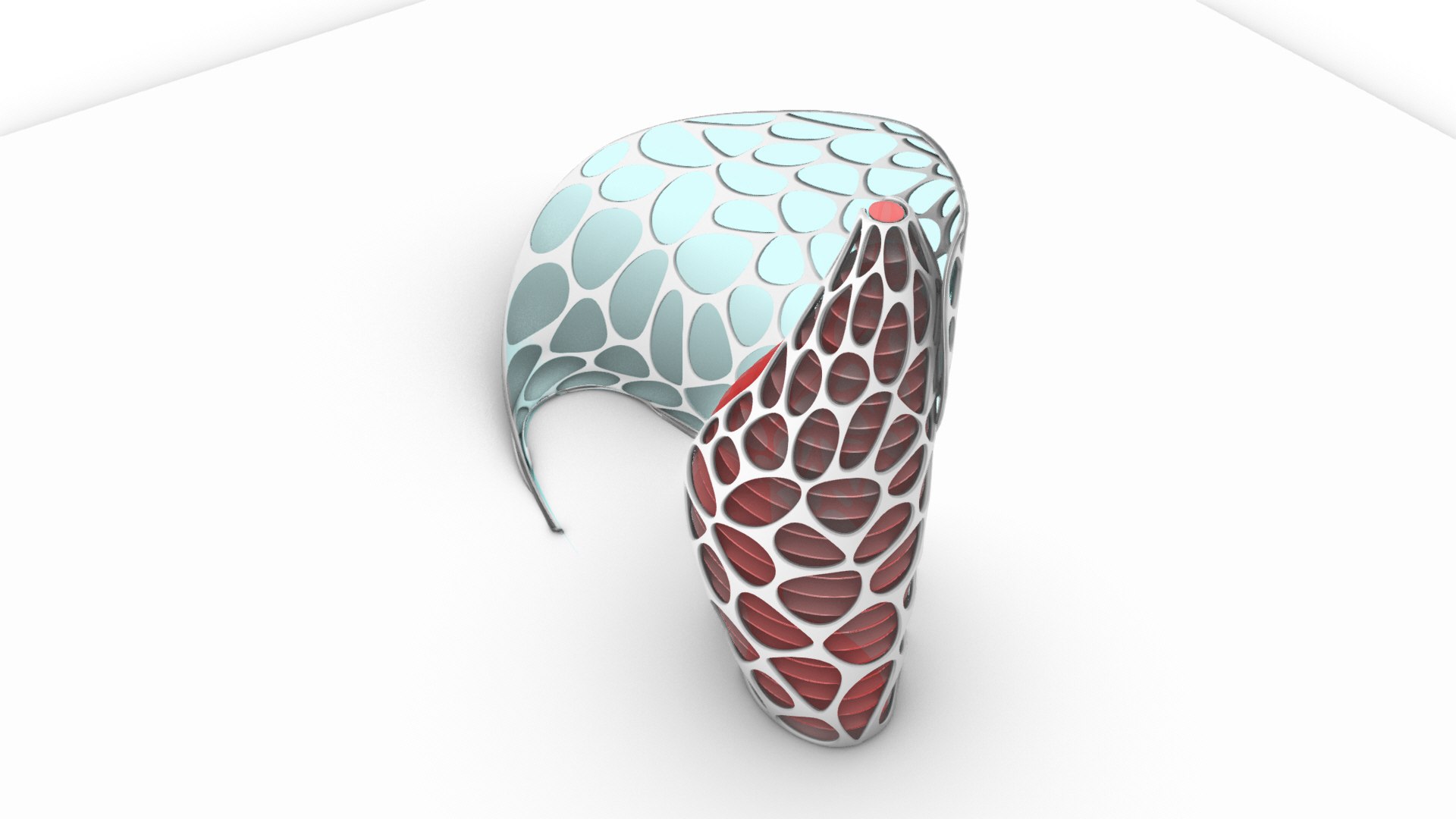 Parametric Building With Curvy Facade Model - TurboSquid 2019750