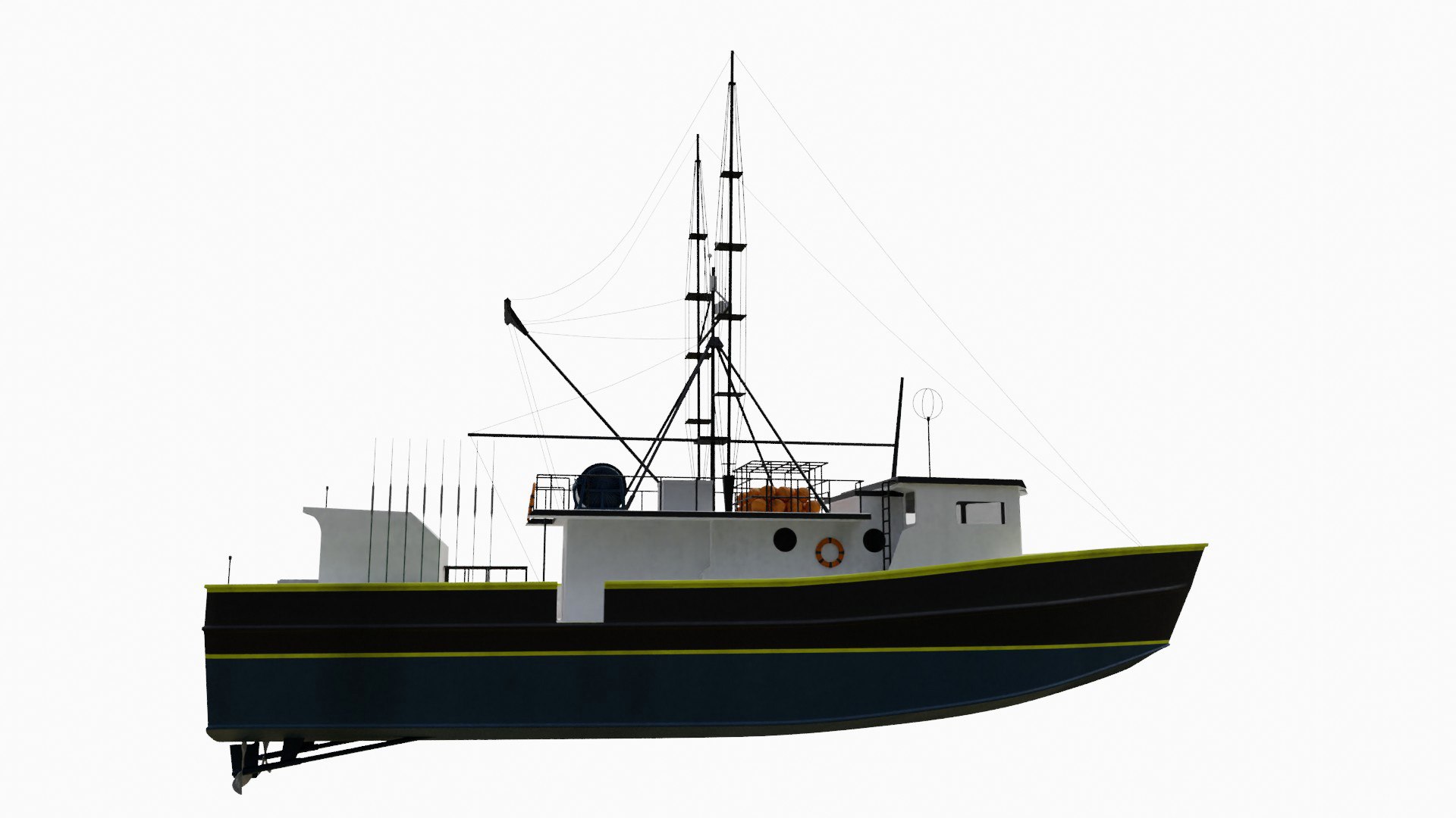 Sandy Dory Longline Vessel 3ds