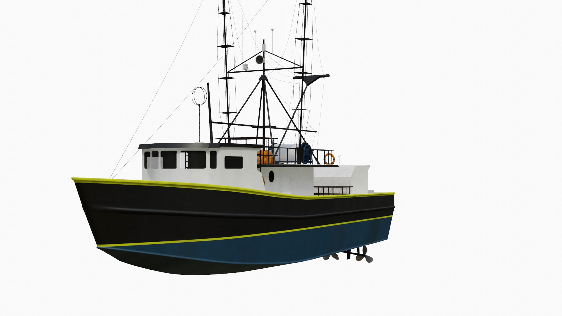 Sandy Dory Longline Vessel 3ds