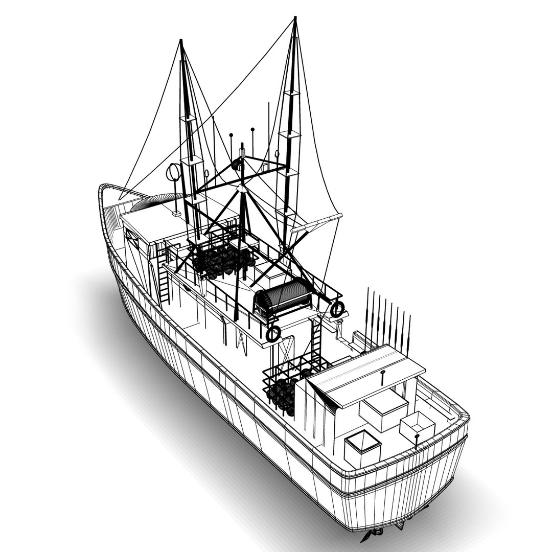 Sandy Dory Longline Vessel 3ds