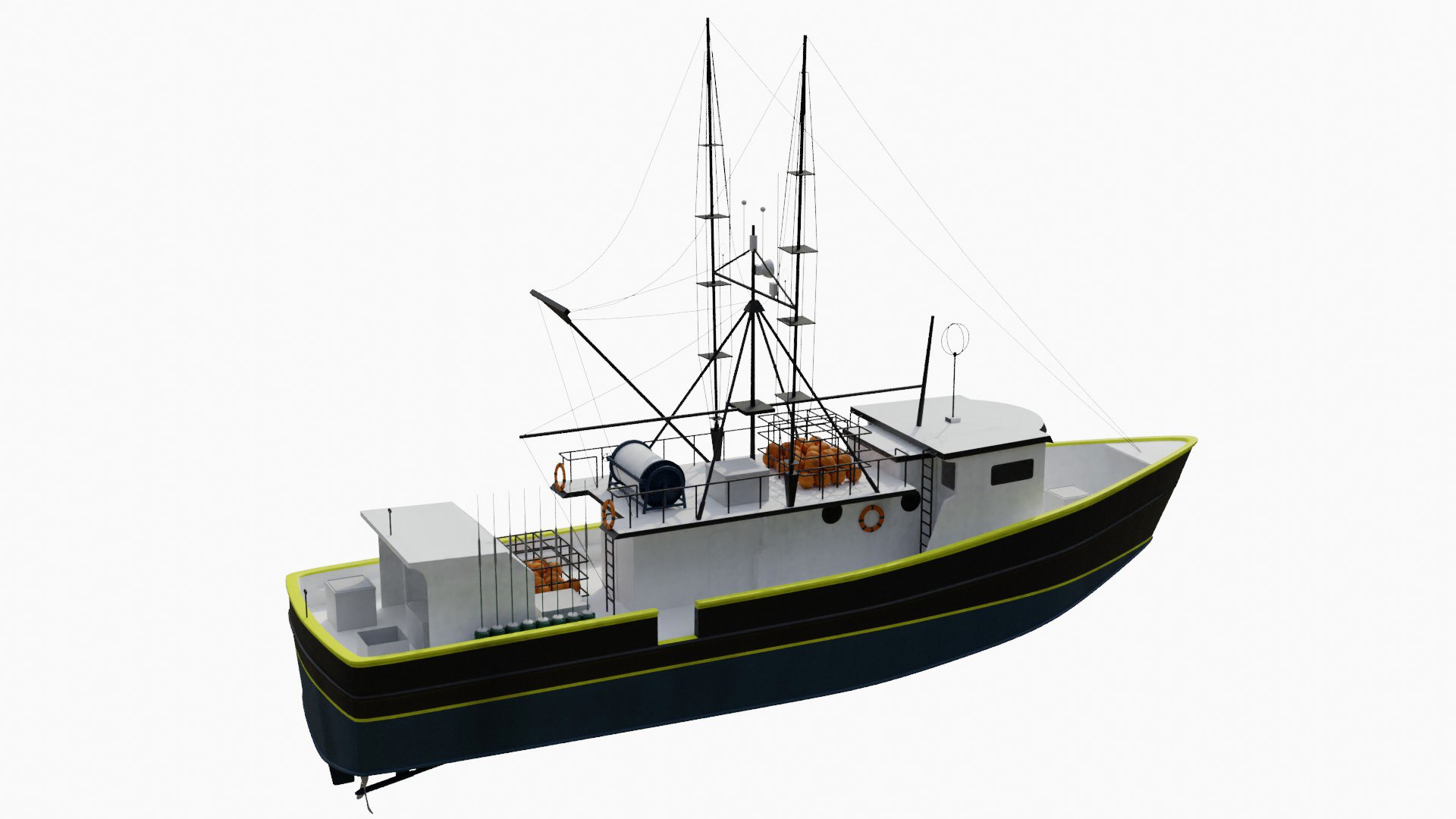 Sandy Dory Longline Vessel 3ds