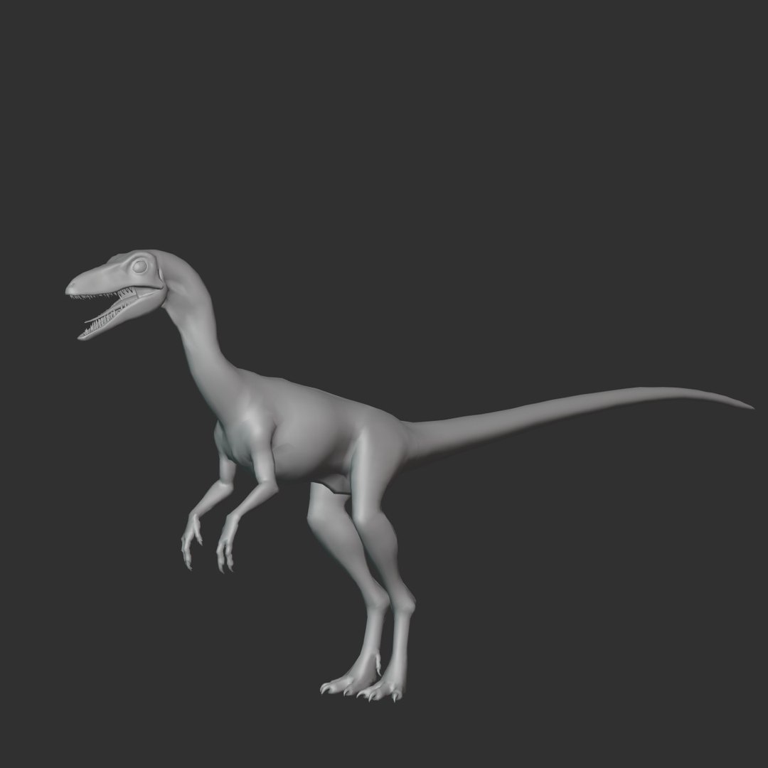 Segisaurus Basemesh Low Poly 3D model - TurboSquid 1995184