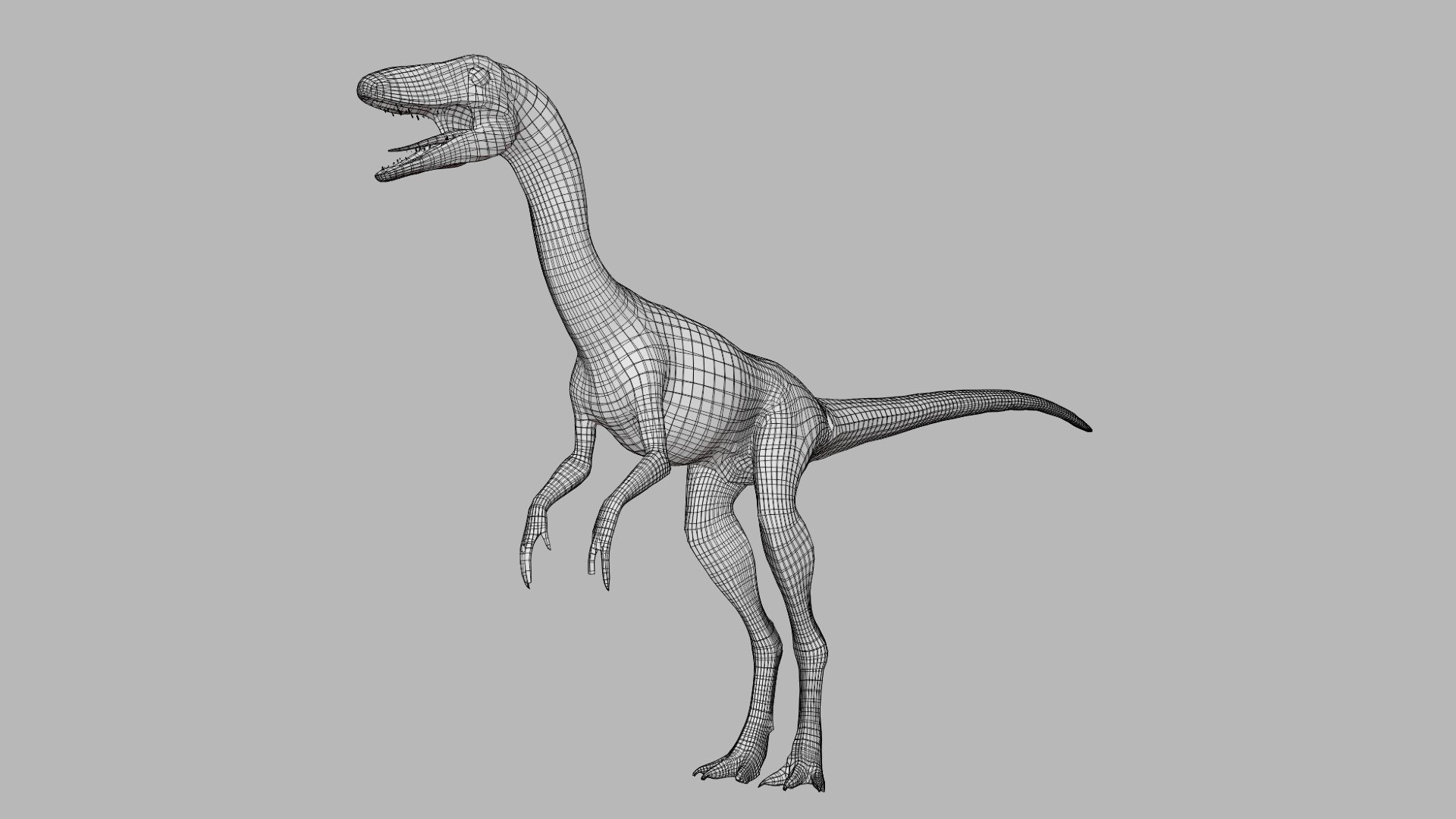 Segisaurus Basemesh Low Poly 3D model - TurboSquid 1995184