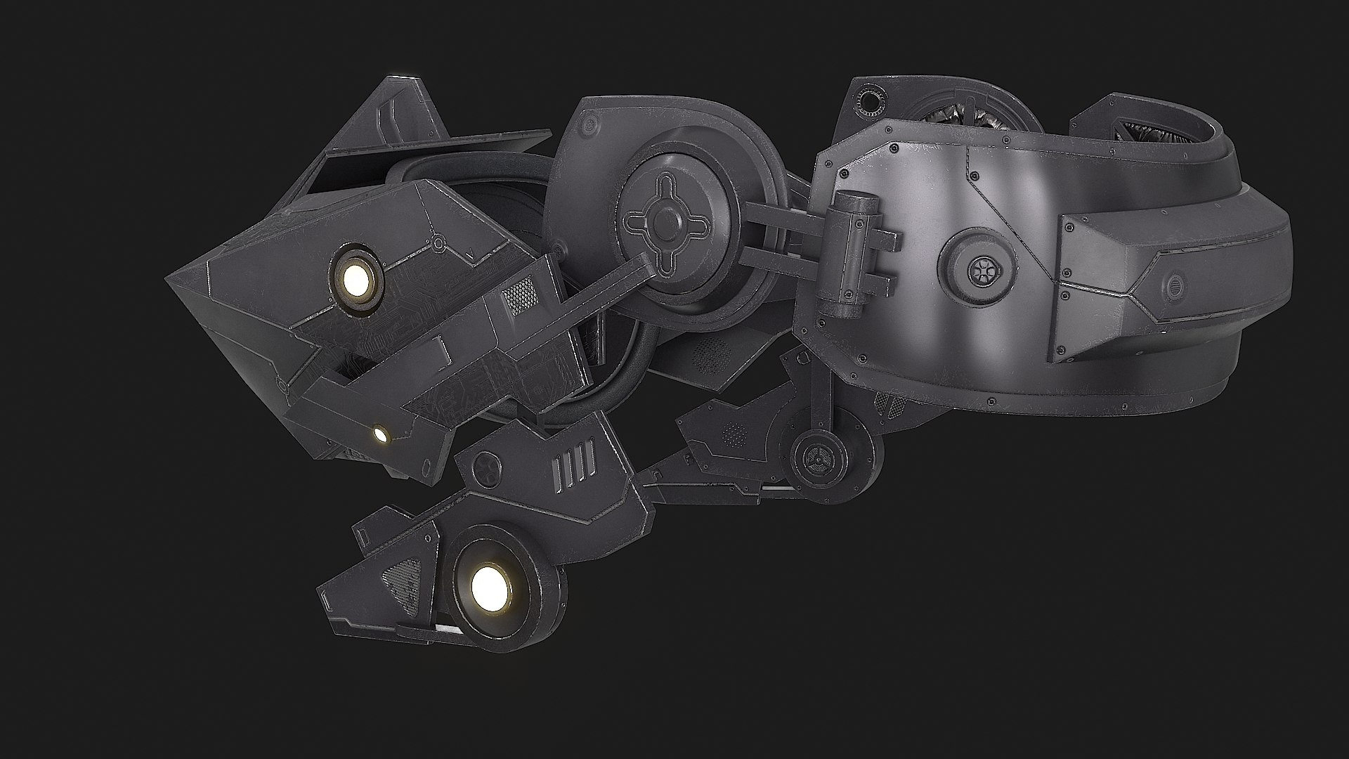 3D Sci Fi VR Headset - TurboSquid 2371997