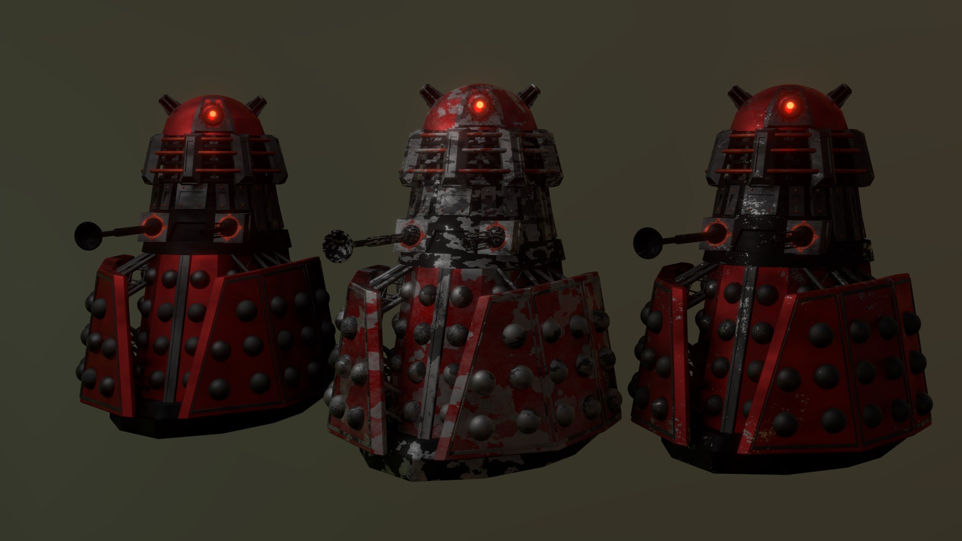 3D STEAMPUNK - ROYAL GUARD DALEK PACK - Rogue Film Productions ...