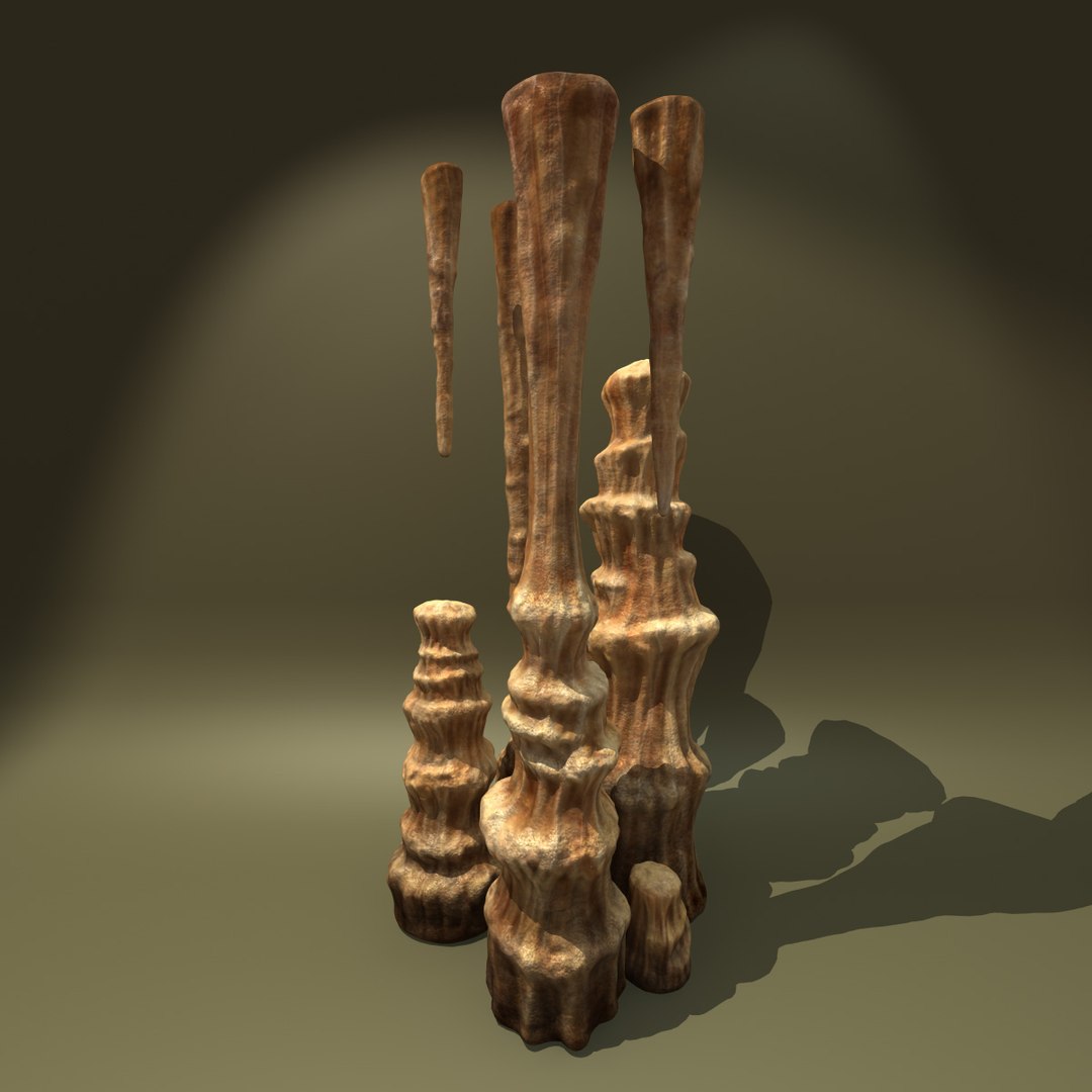 3dsmax Stalagmites Stalactites Format
