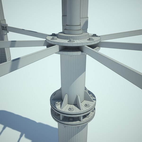 3d model wind turbine