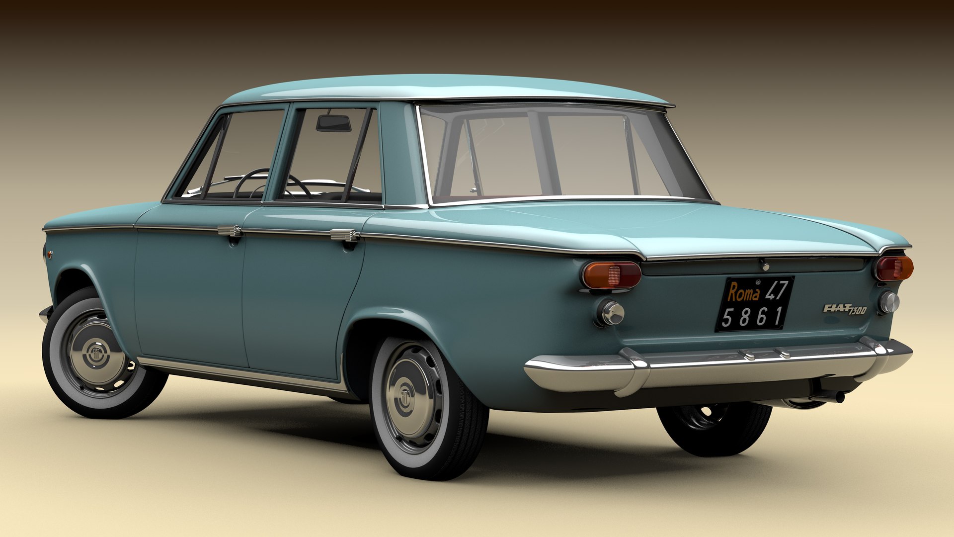 3D 1300 Fiat - TurboSquid 1467358