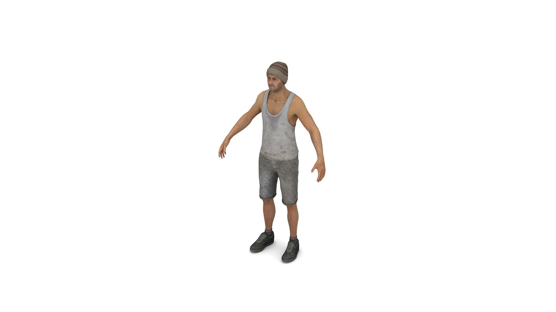 Civilian Man V2 3D Model - TurboSquid 2081643