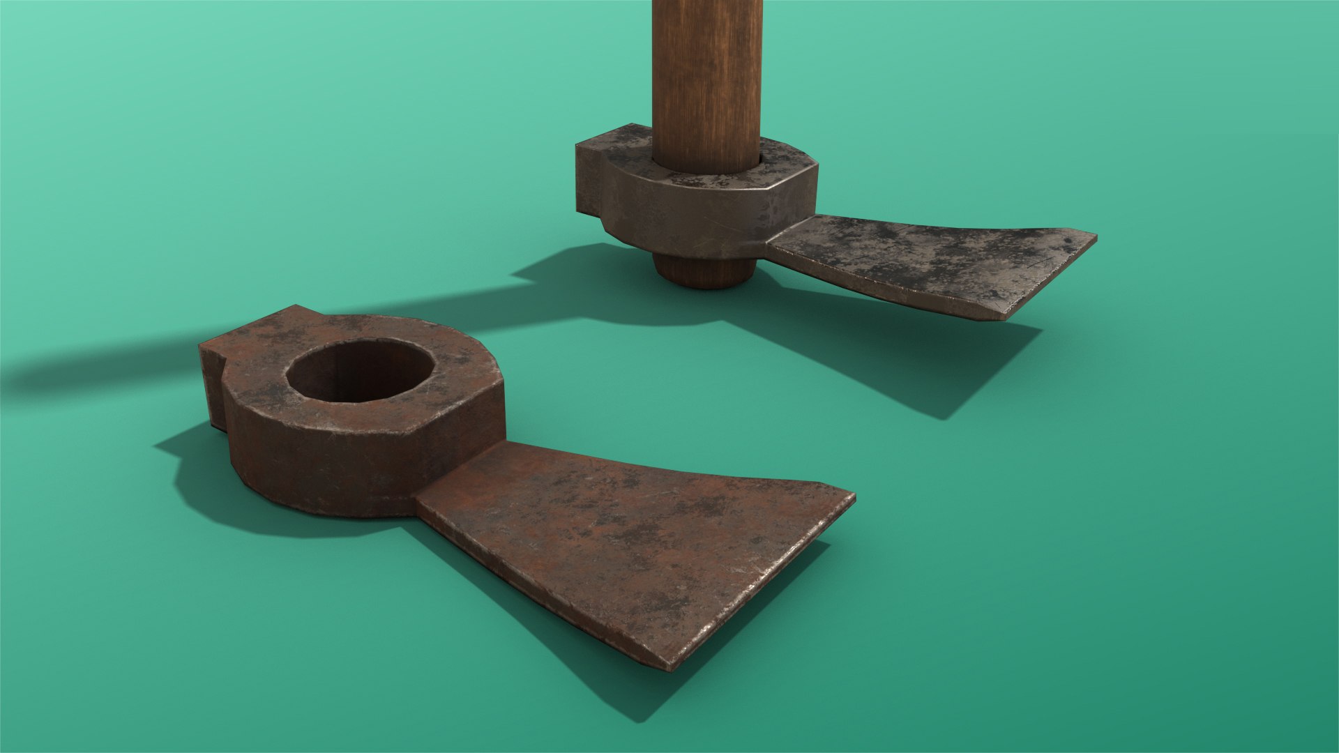 Low-poly Axe Model - TurboSquid 1630086