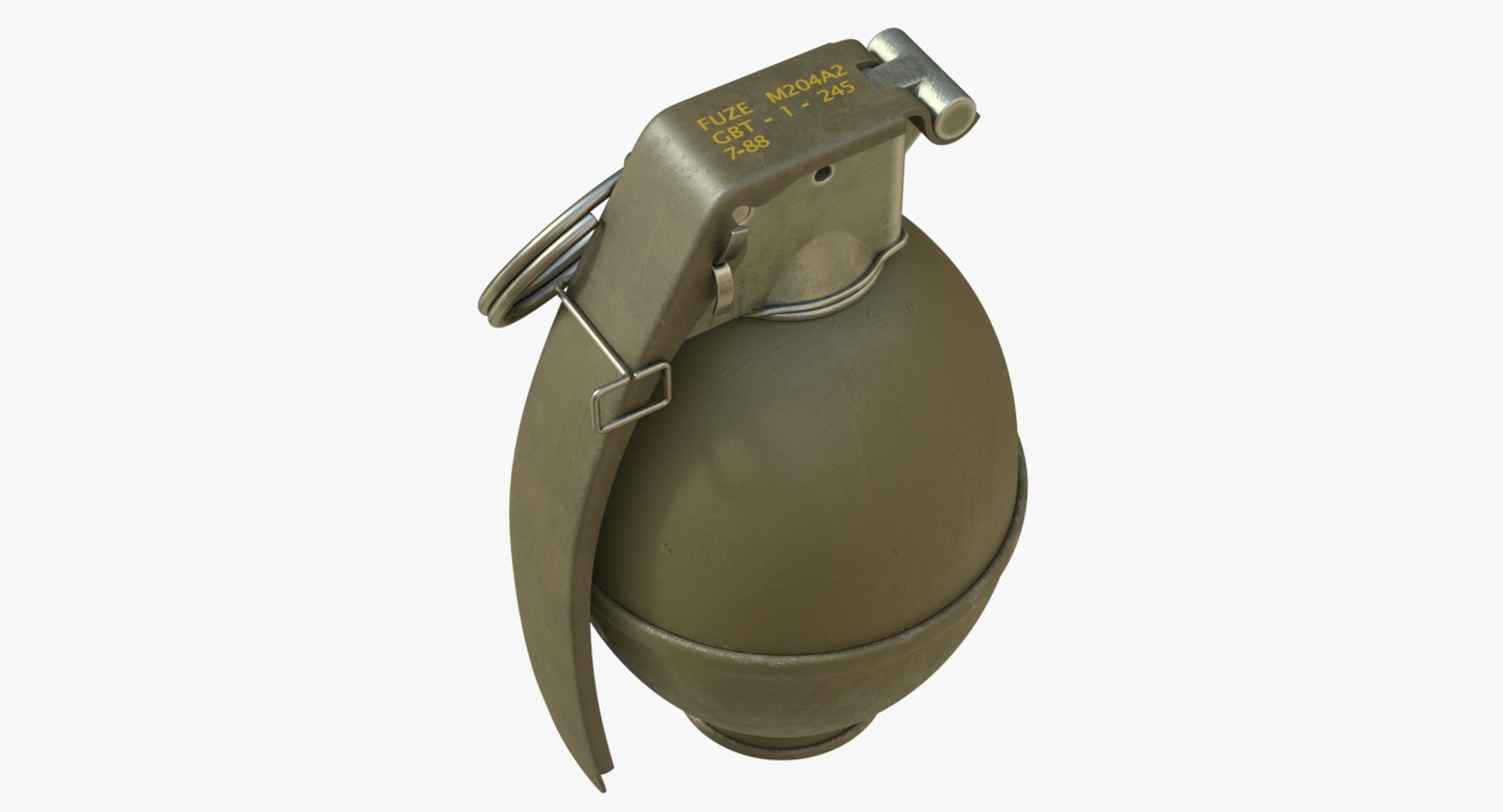 3D Realistic M-26 01 Model - TurboSquid 1250473