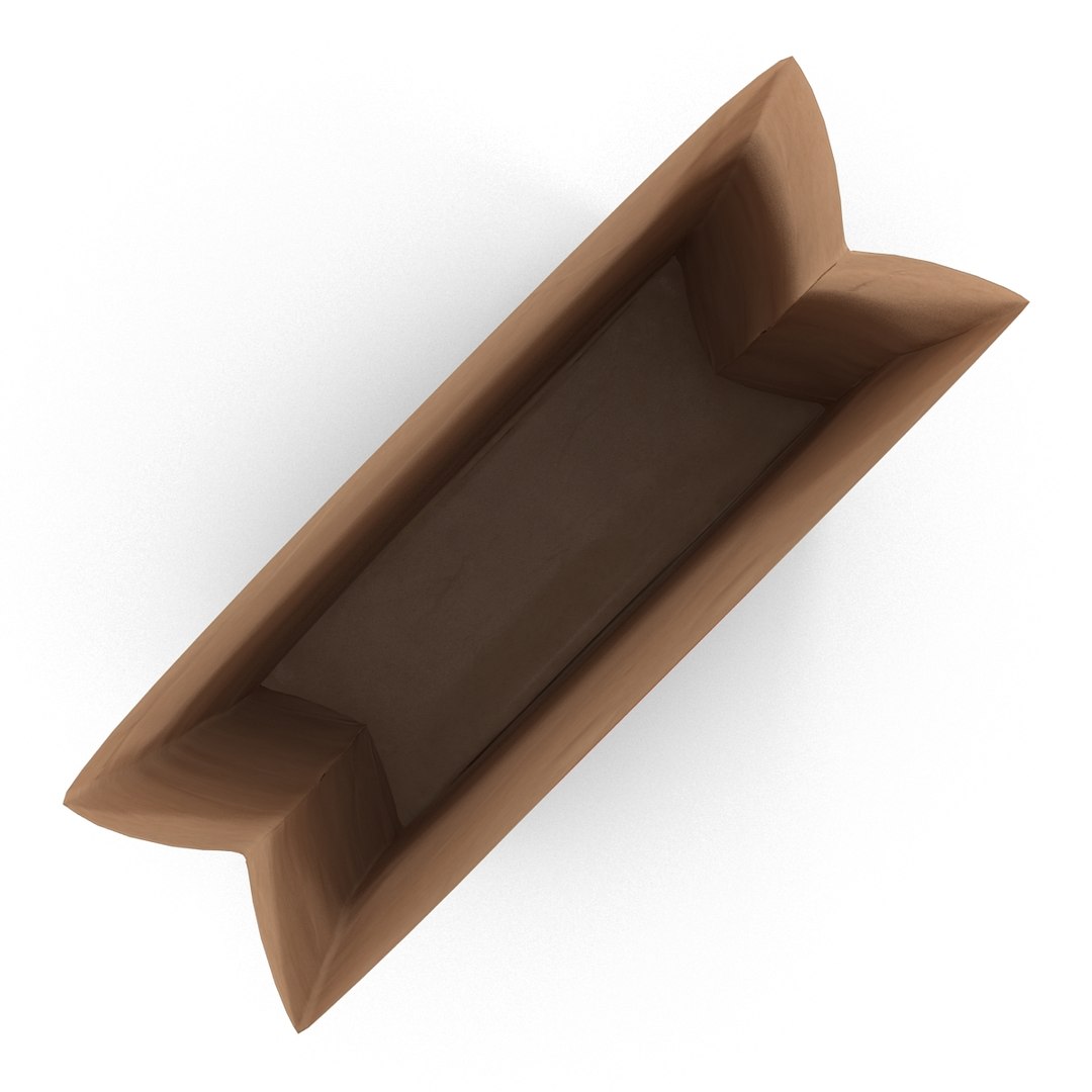 fast food paper bag c4d