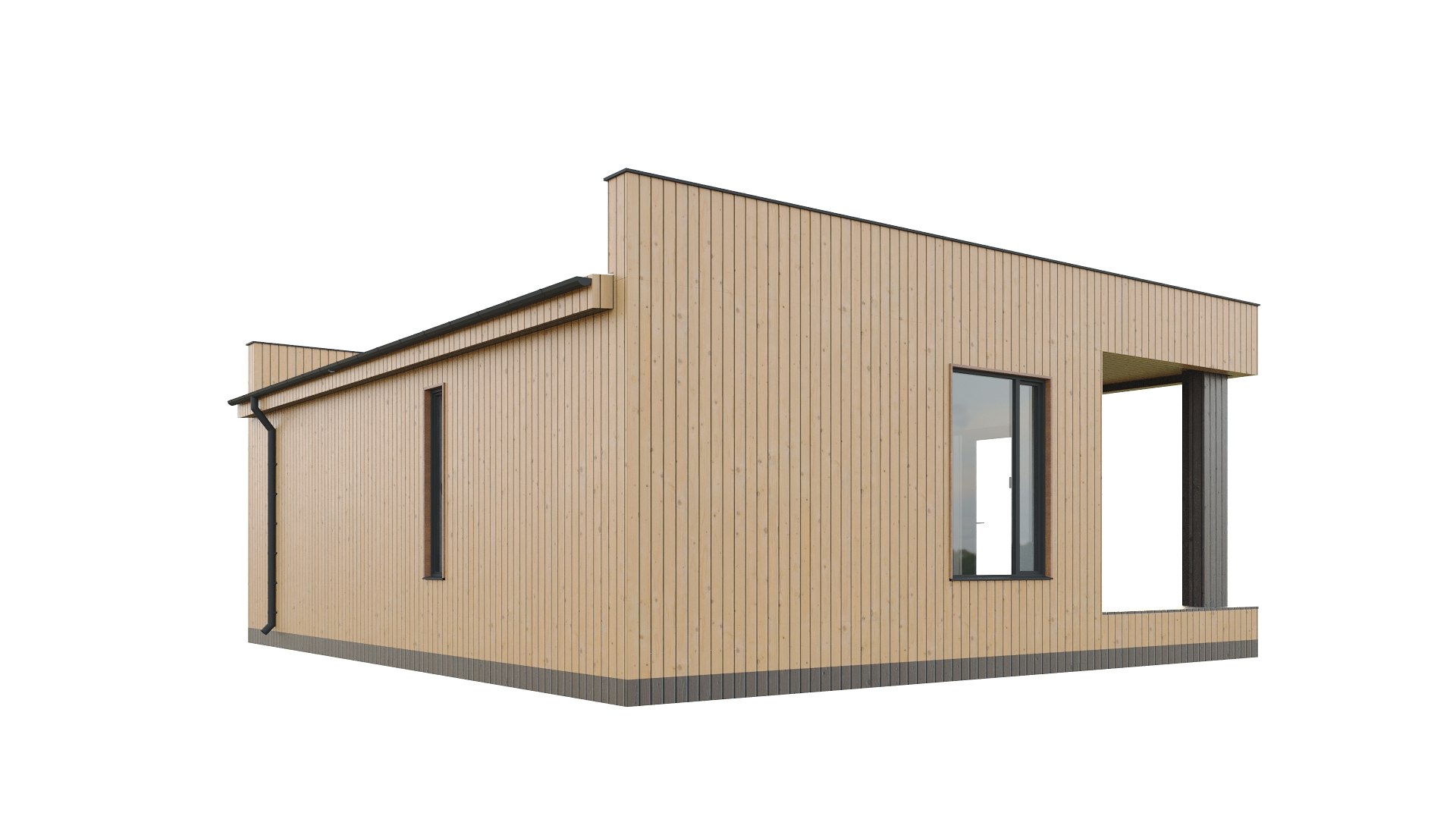 Simple Modular House 1 3D Model - TurboSquid 1882884