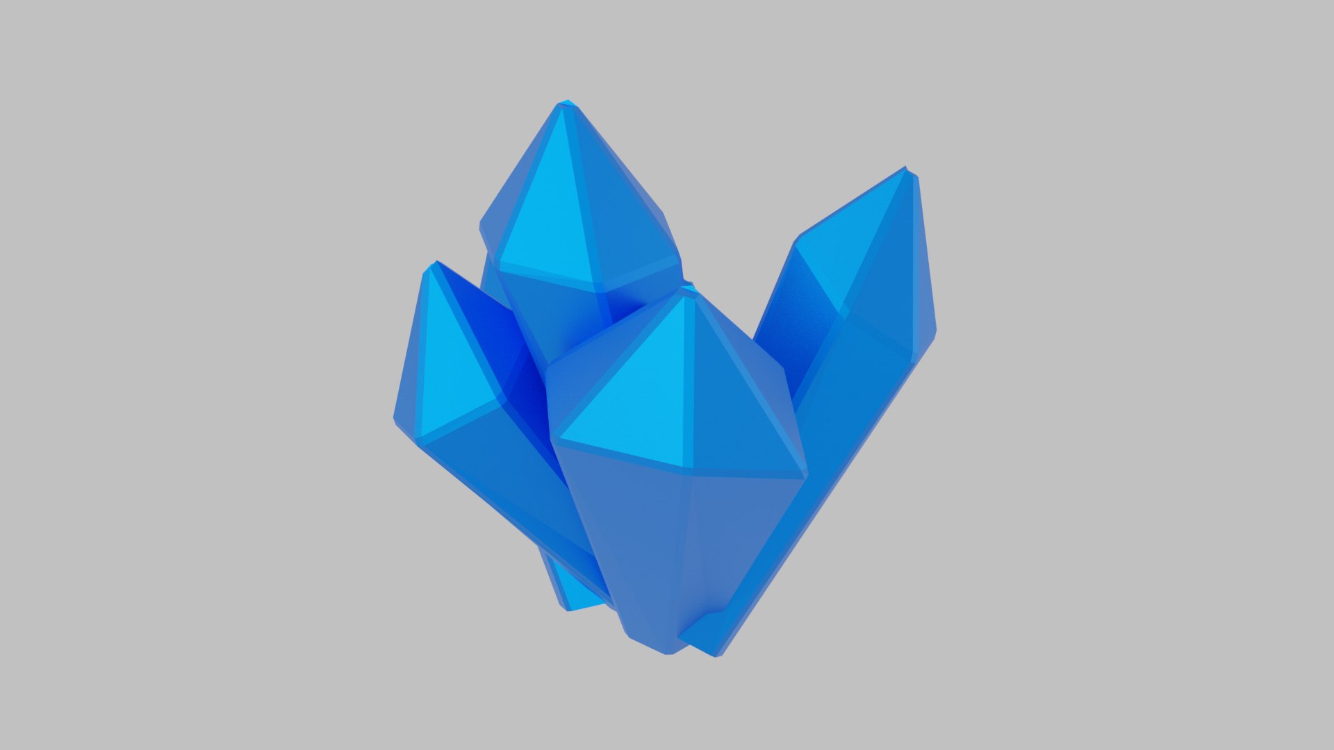 Blue Crystal 3D Model - TurboSquid 2146317