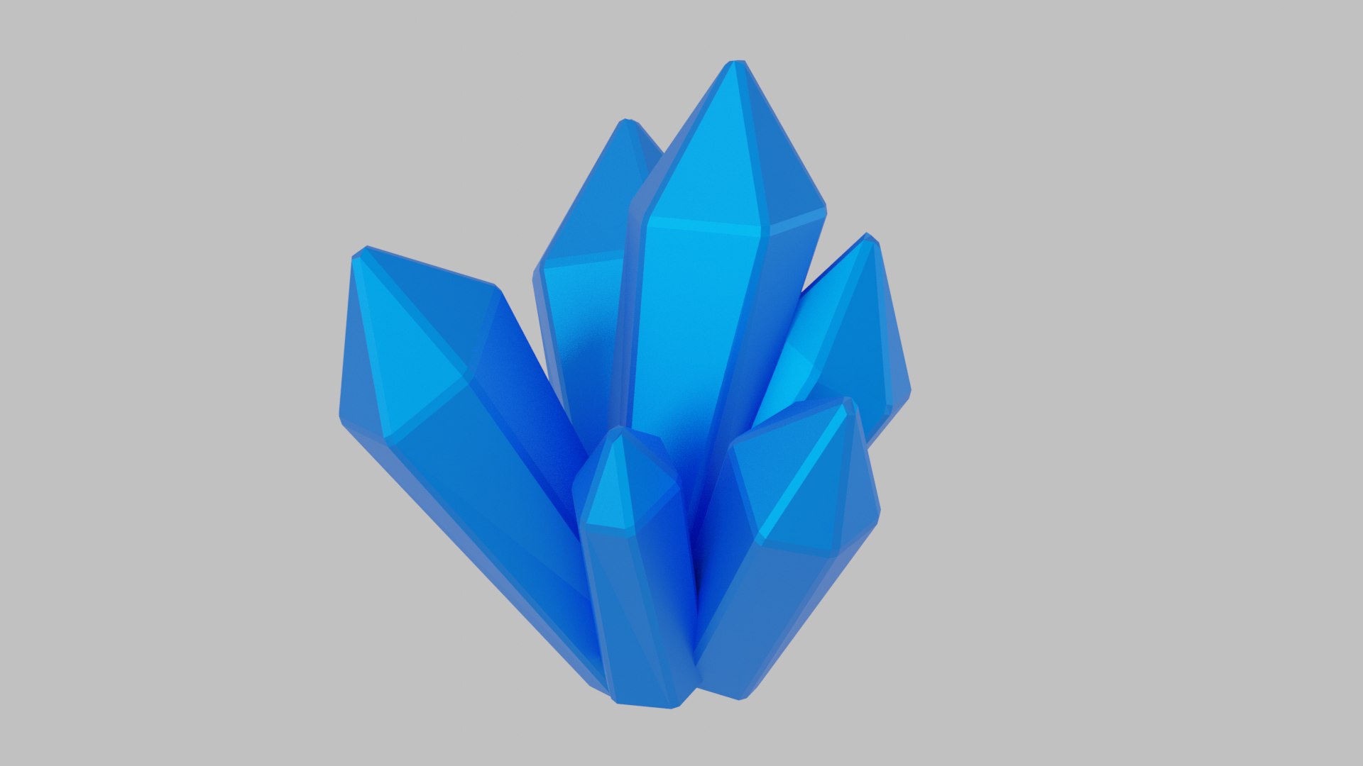 Blue Crystal 3D Model - TurboSquid 2146317
