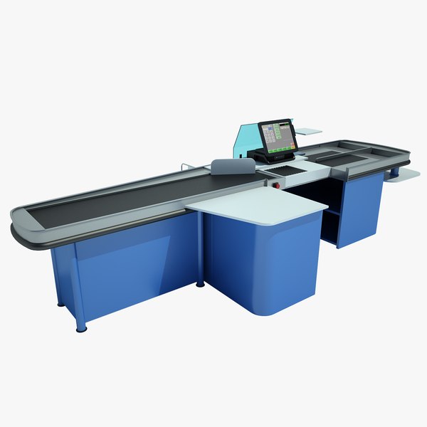 counter checkout 3d model