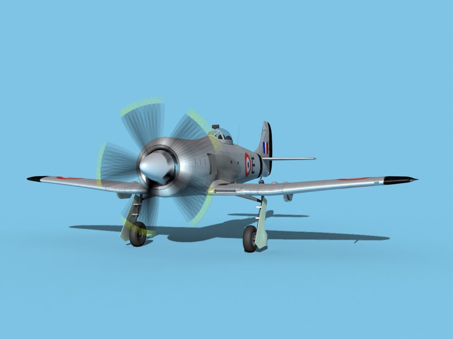 Propeller Hawker Tempest Model - TurboSquid 1489310