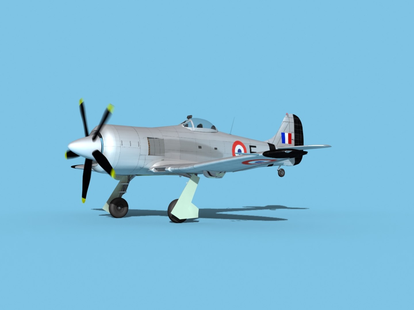 Propeller Hawker Tempest Model - TurboSquid 1489310
