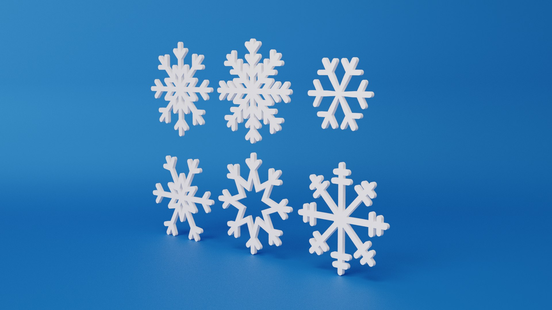 Snowflake Pack 3D model - TurboSquid 2010751