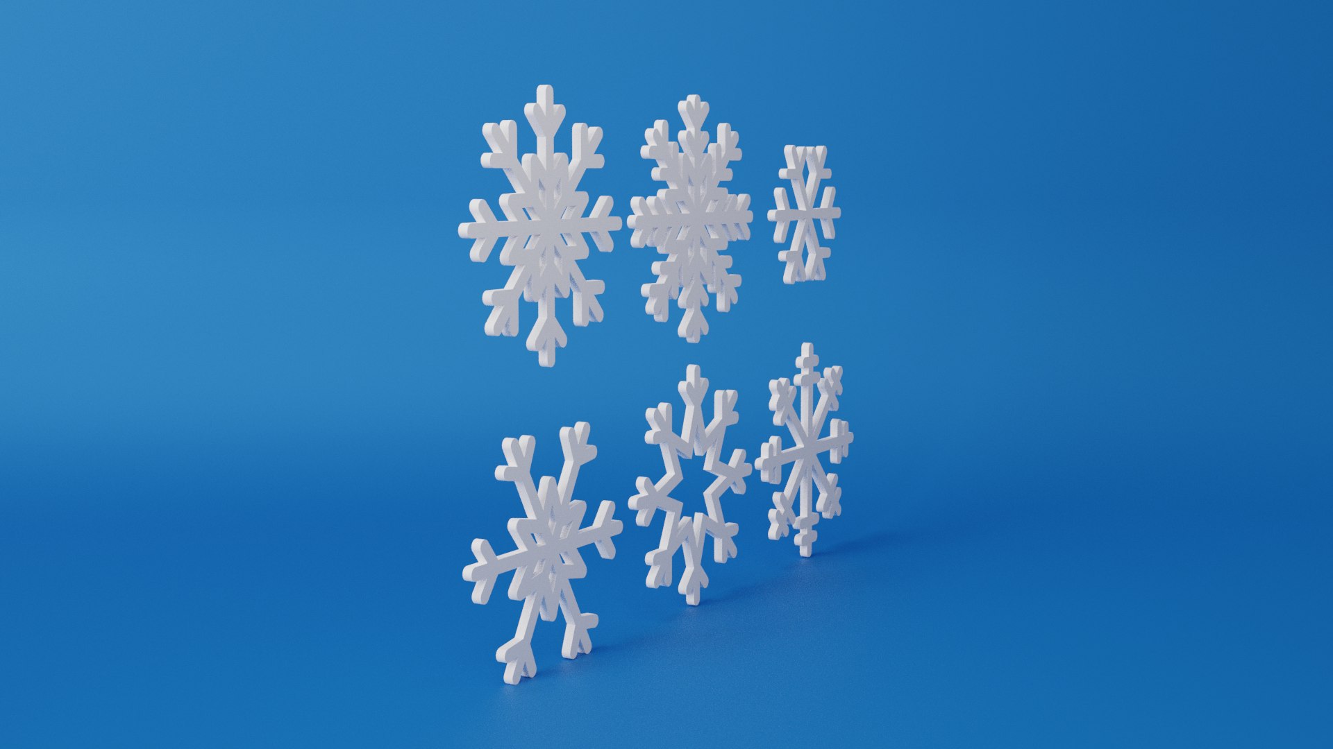 Snowflake Pack 3D Model - TurboSquid 2010751