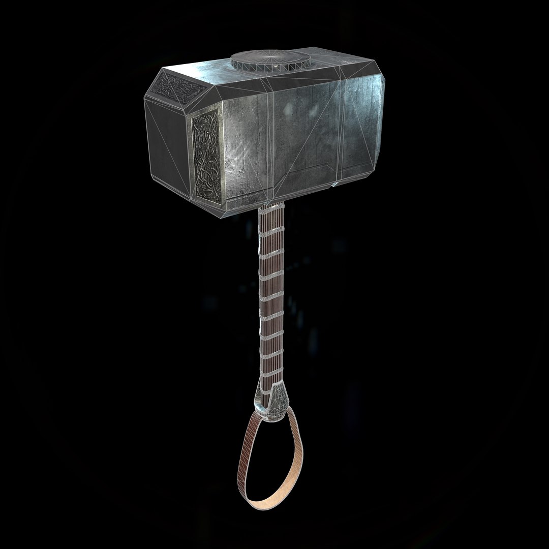 3D Hammer Mjolnir Thor - TurboSquid 1562285