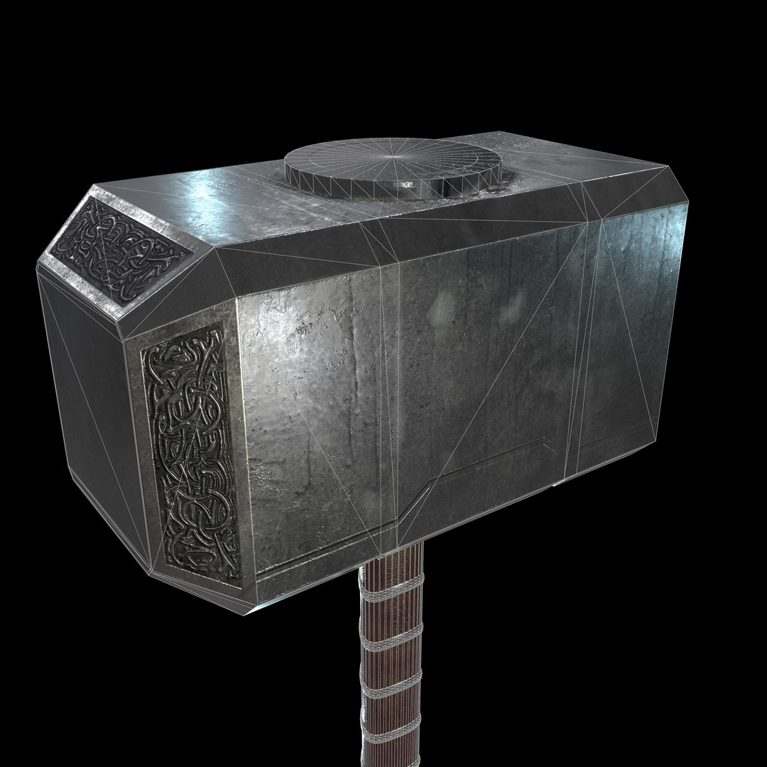 3D Hammer Mjolnir Thor - TurboSquid 1562285