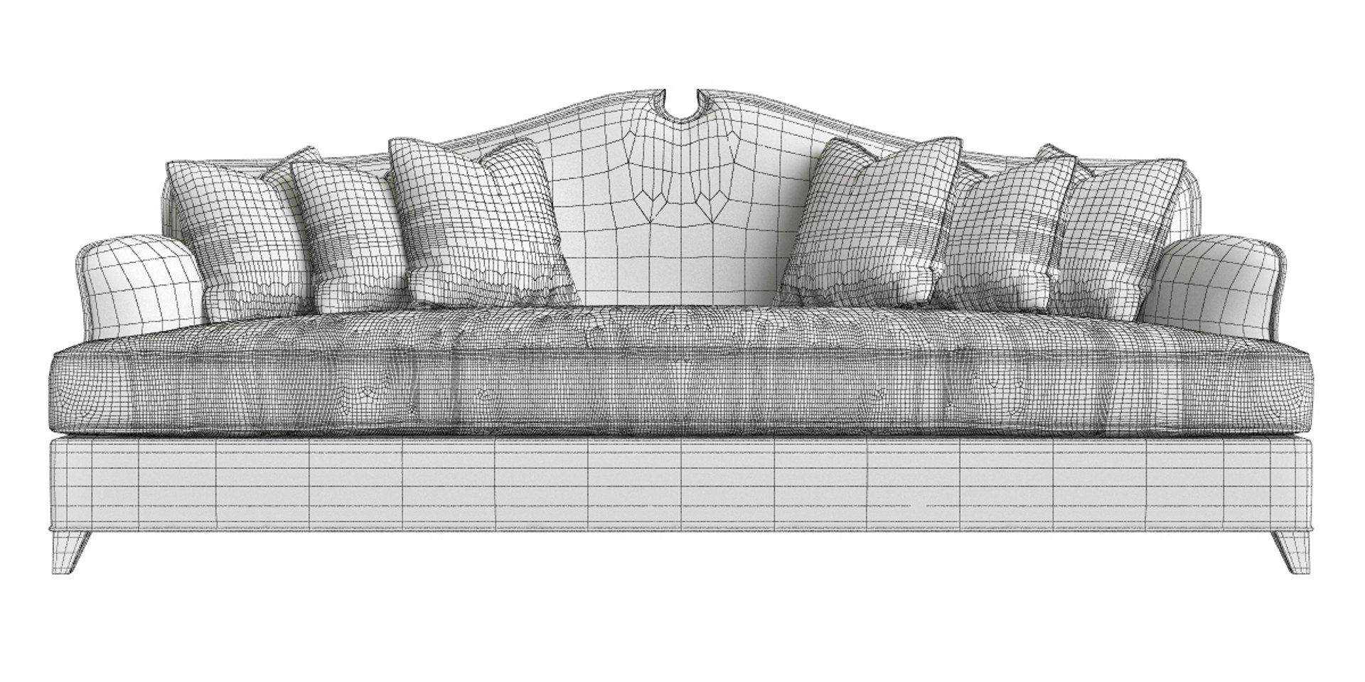 3d Model Christopher Guy Arch Sofa