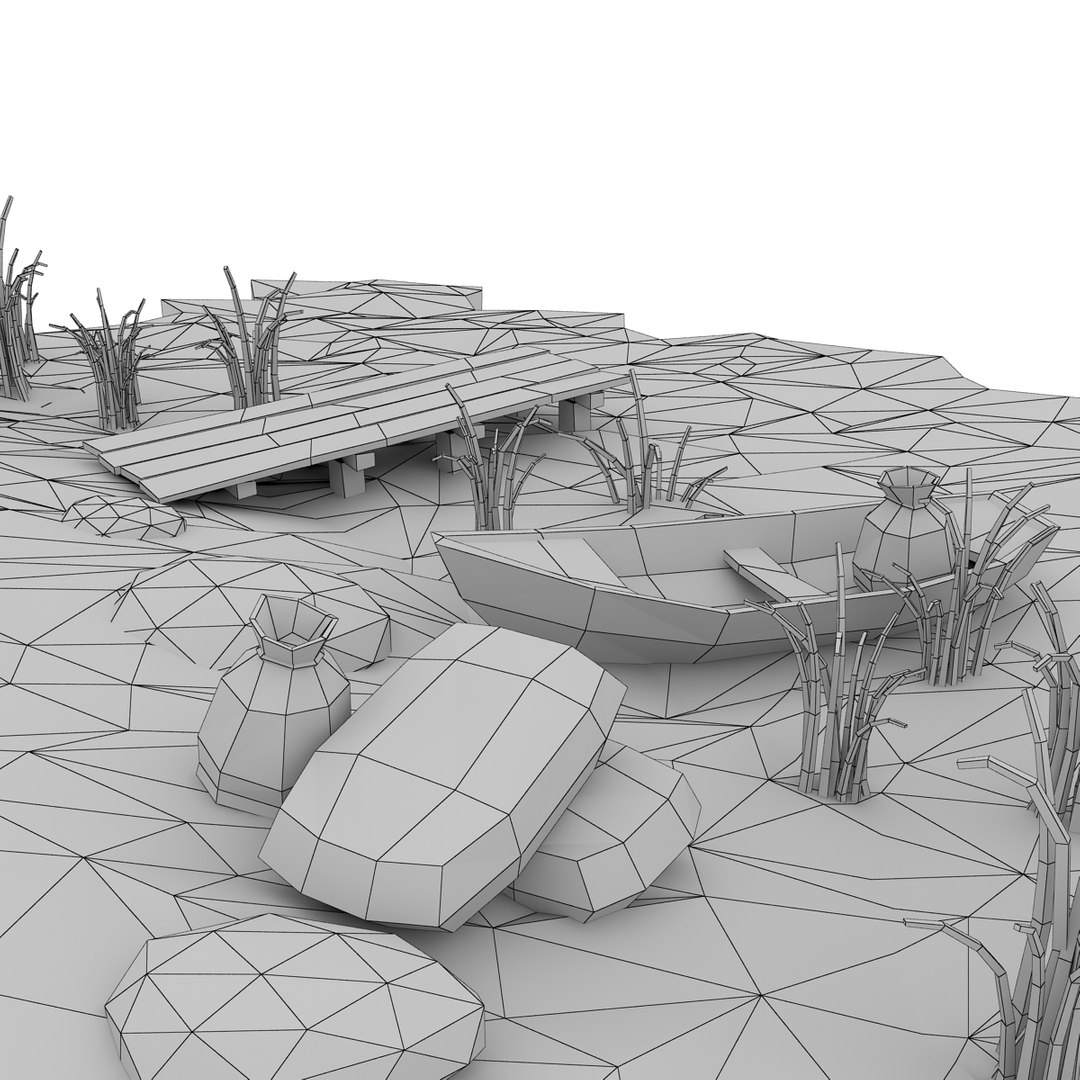 Shore Cartoon 3d Max
