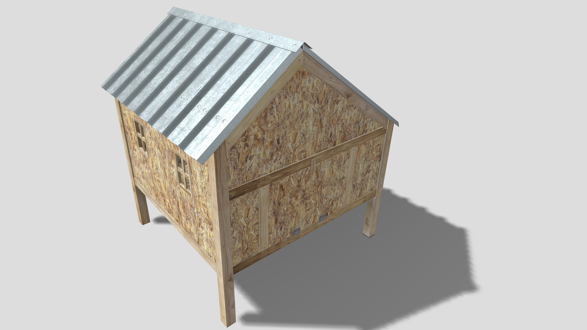 Chicken coop 3D model - TurboSquid 2149726