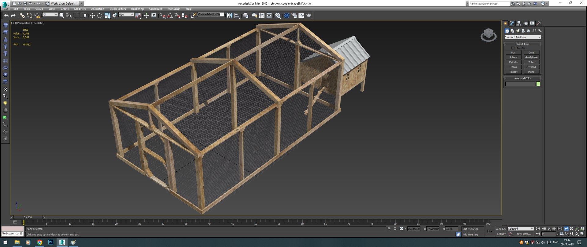 Chicken Coop 3D Model - TurboSquid 2149726